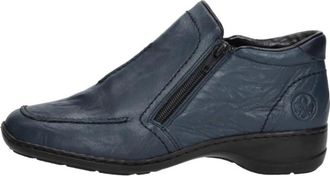 Rieker Femme, Chaussures, Bleu, Taille: 40 EU Enkellaarsjes Plat