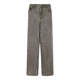 Michael Kors Safari Gr&uuml;n Gef&auml;rbte Effekt Jeans - - Jeans - Damen - Grau - 2XS