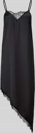 Pieces Flie&szlig;endes Abendkleid mit asymmetrischem Saum Modell EVY