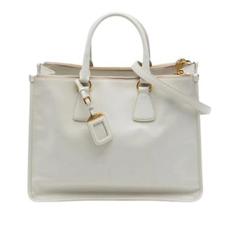 Prada Pre-owned Saffiano Satchel - - Pre-owned - Damen - Wei&szlig; - ONE SIZE
