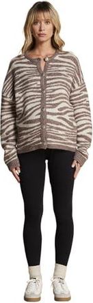 Envie de Fraise Gilet Motif z&eacute;br&eacute; Grossesse Beige 34/36