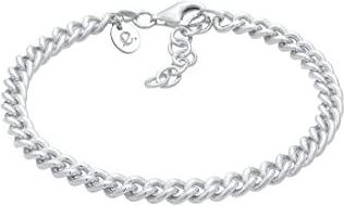 Elli PREMIUM Bracelet Femmes de base massif en argent sterling 925 rhodié