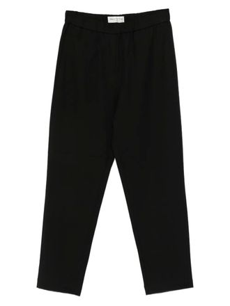 Marc O'Polo pantalon de jogging &agrave; taille &eacute;lastique - Noir