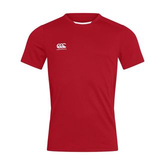 Canterbury Of New Zealand Unisex Club Dry T-Shirt f&uuml;r Erwachsene (rot)