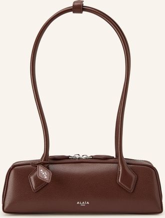 Alaia Ala&iuml;a Schultertasche Le Teckel Small braun