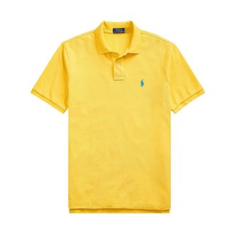 Polo Ralph Lauren Homme, Tops, Jaune, Taille: XL Polo en piqu&eacute;