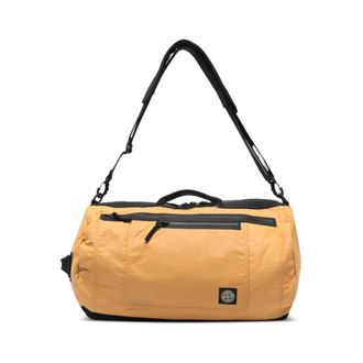 Stone Island Homme, Sacs, Jaune, Taille: ONE Size Sac de voyage avec bandouli&egrave;re amovible