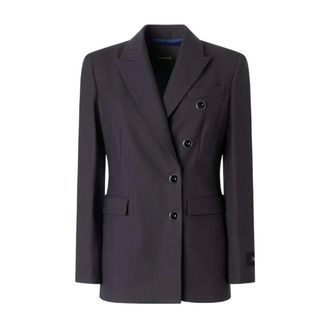 Pinko Pinko - New Amalfi Blazer - Femme - Vestes - Bleu - Taille: 38 FR