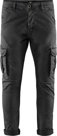 Bomboogie Homme, Pantalons, Noir, Taille: W32 Pantalon Cargo en Gabardine de Coton