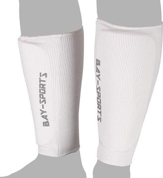 Bay Schienbeinschutz IUM Baumwolle (weiß, XL)