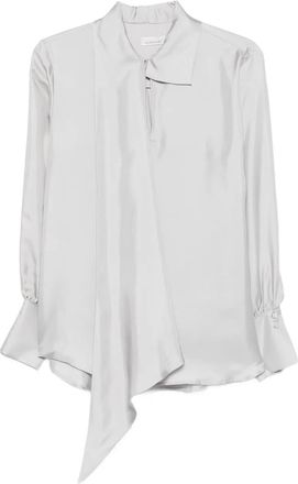 Archivio 67 Hemd aus Satin - Grau