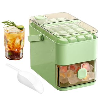 Generico Set von Moules à Glaçons Pour Congélateur - Bac à Glaçons Avec Boîte De Rangement und Couvercle, Konzeption à Glaçons, einfache Entsorgung für Les Boi