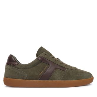 Tommy Hilfiger Sneakers Tommy Hilfiger Th Tribeca Sneaker Suede FM0FM06069 Dunkelgr&uuml;n