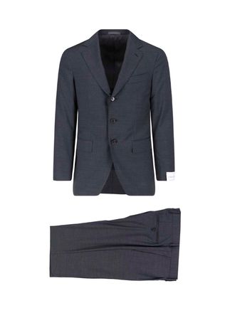 Caruso Single-Breasted Wool Suit