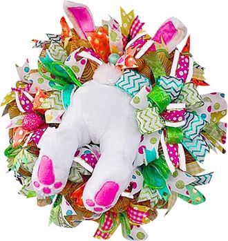 Harilla Osterkranz, Niedlicher Hase Ostertürkranz Party Liefert Hauptdekorationszubehör, D