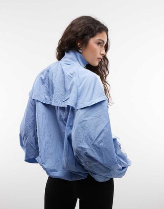Nike veste de surv&ecirc;tement ballon bleue et blanche