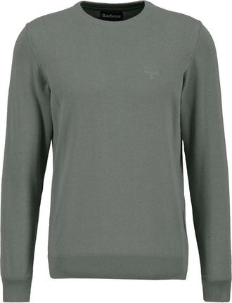 Barbour Homme, Pulls, Noir, Taille: L Pull Ras du Cou en Coton Pima
