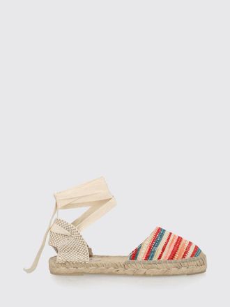 Maneb&igrave; Espadrilles Valenciana en coton &agrave; rayures multicolores &agrave; nouer