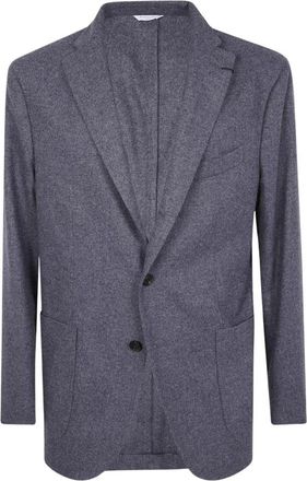 Boglioli Homme, Vestes, Gris, Taille: 2XL Wool Blend Unstructured Blazer