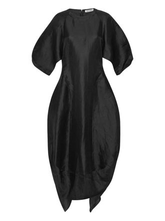 Henrik Vibskov robe &agrave; design asym&eacute;trique - Noir