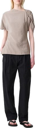 STUDIO NICHOLSON Carpi Blouse - Taupe