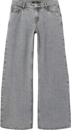 LMTD Limited Damen Nlfkizza DNM Lw Wide Pant Noos, Light Grey Denim, 134 EU