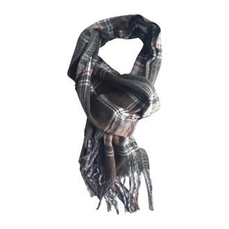 Timberland Femme, Accessoires, Vert, Taille: ONE Size Quadri Check Acrilico Scarf
