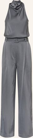 Reiss Reiss Jumpsuit Erica Aus Satin grau