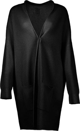 Allude rib-knit cardigan - Noir
