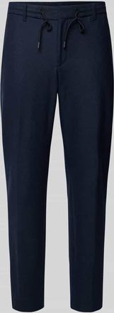 HUGO BOSS Tapered Stoffhose mit Woll-Anteil Modell PERIN