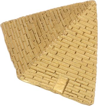 BESPORTBLE DECHOUS Realistische &Auml;gyptische Pyramiden Miniatur aus Kunstharz Goldfarbene Dekoration f&uuml;r Zuhause und B&uuml;ro Robuste Sammlerfigur Alt&auml;gyptisches Souve