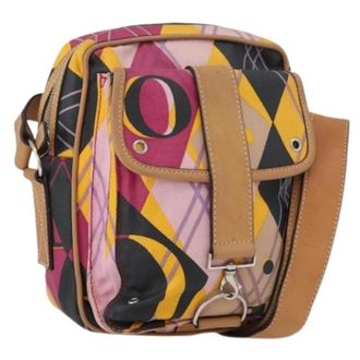 Dior Sac bandouli&egrave;re en toile enduite Pre-owned - Femme - Pre-owned - Multicolore - Taille: ONE Size