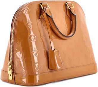 Louis Vuitton Alma Handbag Monogram Vernis PM satchel - Nude