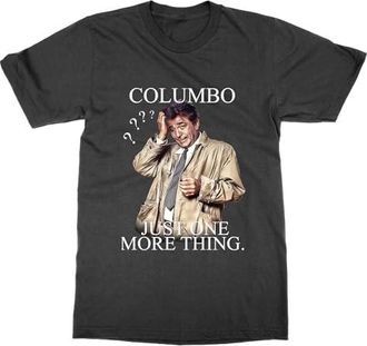 Generic Columbo Just One More Thing T-shirt, Noir, L