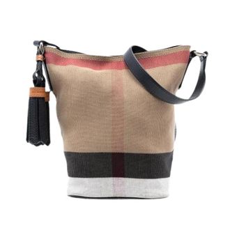 Burberry Sac seau Mini Ashby Pre-owned - Femme - Pre-owned - Beige - Taille: ONE Size