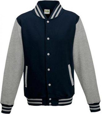 JUST HOODS BY AWDIS Sweatjacke Varsity Jacket / College Jacke