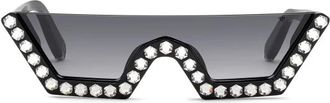 Philipp Plein Femme, Accessoires, Noir, Taille: ONE Size Lunettes de soleil Crystal Lux