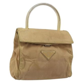 Prada Sac &agrave; main vintage Pre-owned - Femme - Pre-owned - Beige - Taille: ONE Size