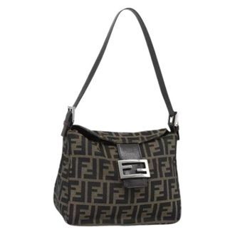 Fendi Pre-owned Sac bandouli&egrave;re vintage Zucca Canvas - Femme - Pre-owned - Brun - Taille: ONE Size