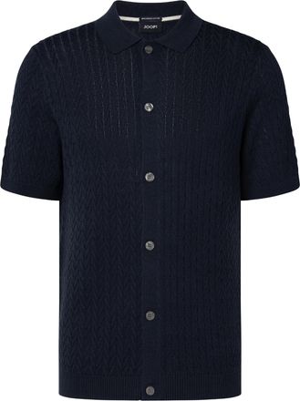 Joop Poloshirt JOOP Tristao, Herren, Gr. XXL, dunkelblau, Strick, Obermaterial: 100% Baumwolle, unifarben, regular fit, Rippb&uuml;ndchen, Shirts