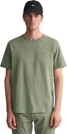 GANT Reg Shield SS T-Shirt, Juniper Green, XXL Homme