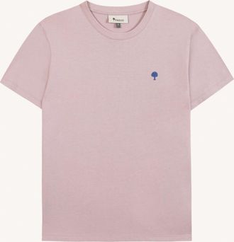 Faguo T-shirt rose gris&eacute; coton - ARCY