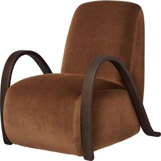 Ferm Living Fauteuil en velours Buur Ferm Living