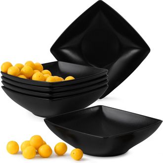 Konsimo Konsimo. Elegant Suppenteller Set 6er - Schale aus Keramik - Pastateller und Tiefteller f&uuml;r 6 Personen - EPIRI Salatteller Mikrowellengeeignet - 17x17