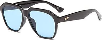 Generic Lunettes de soleil tendance décontractées 2025 pour hommes et femmes pare-soleil de vacances en plein air (couleur : B, taille : moyen)