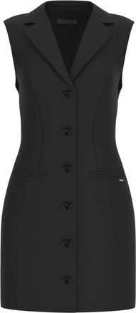 Guess Femme, Robes, Noir, Taille: 42 FR Élégante Mini-Robe Noire pour Femmes