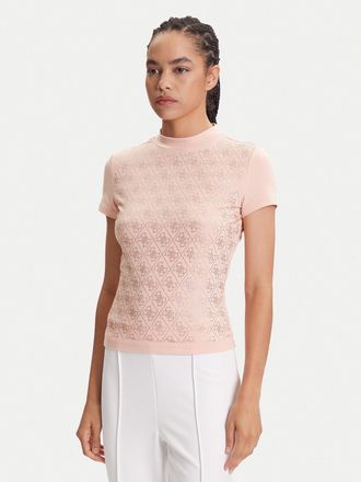 Guess T-Shirt W4BI26 J1314 Rosa Regular Fit