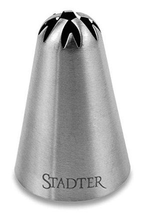 St&auml;dter Bl&uuml;tent&uuml;lle, Edelstahl, Silber, 1,8cm