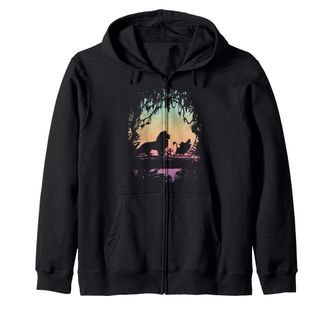 Disney Der K&ouml;nig der L&ouml;wen im Dschungel-Trio mit Farbverlauf Kapuzenjacke