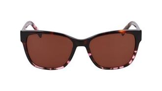 DKNY Womens Sunglasses DK552S - Honey/Pink Tortoise with Solid Brown Lens